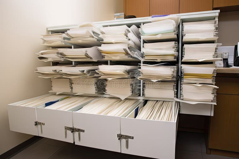 Organized Filing System, with Files and Documents Sorted by Category or ...