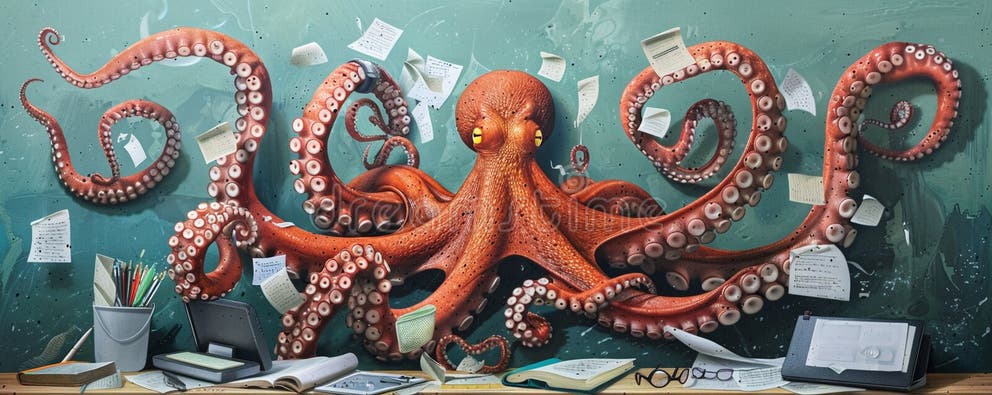 209 Octopus Office Stock Photos - Free & Royalty-Free Stock Photos from ...