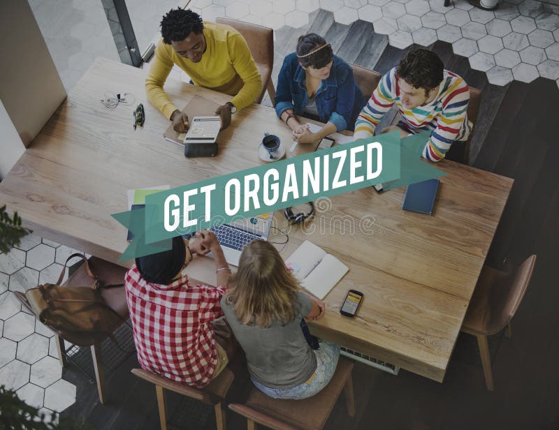 Organized Ideas Management Productivity Concept Stock Image - Image of ...