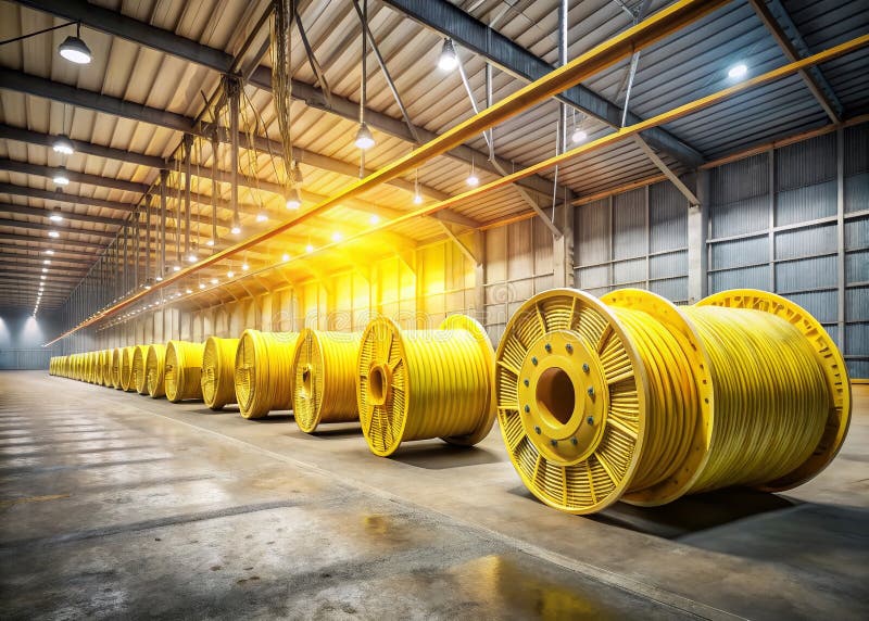 Organized Industrial Cable Reels Stock Illustrations – 17 Organized ...