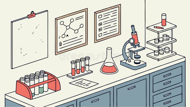 Organized Laboratory: Essential Tools for Scientific Research, Vector ...