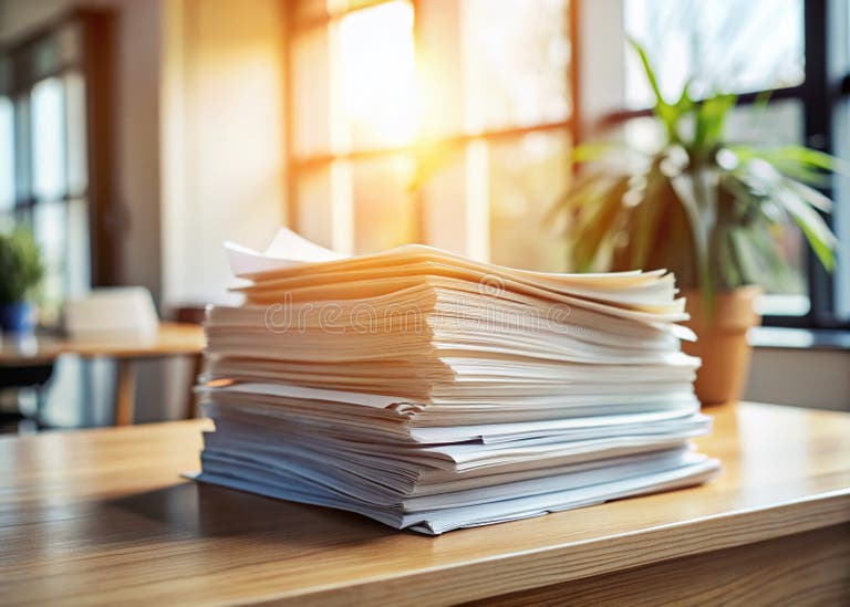 Organized Office Desk Mastering Document Management with a ...