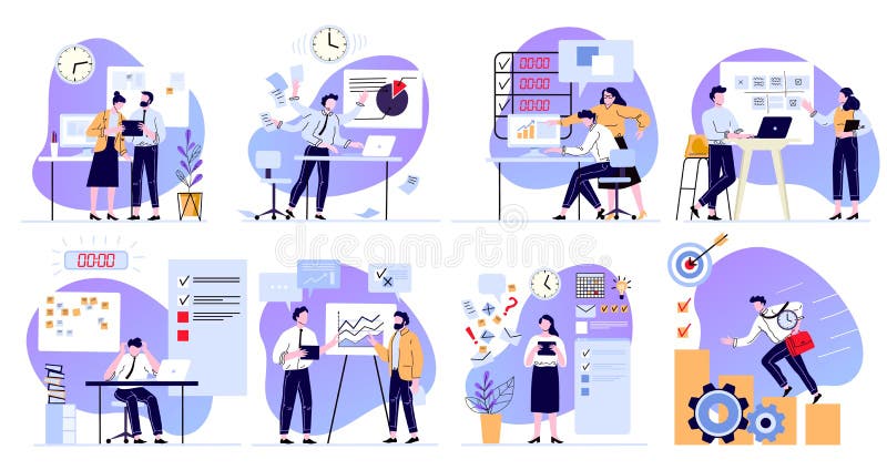 Office Productivity Stock Illustrations – 180,295 Office Productivity ...