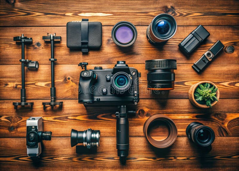 Organized Photography Workspace a Comprehensive Setup for Professional ...