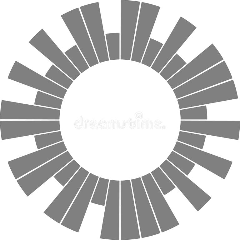 Radial Segmentation Stock Illustrations – 526 Radial Segmentation Stock ...