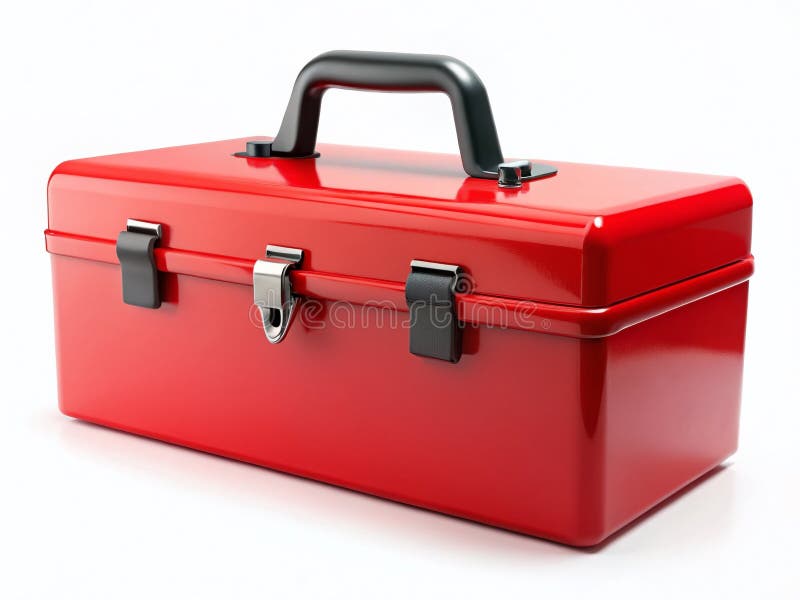 Organized Red Toolbox Silhouette a Visual Guide To Efficient Tool ...