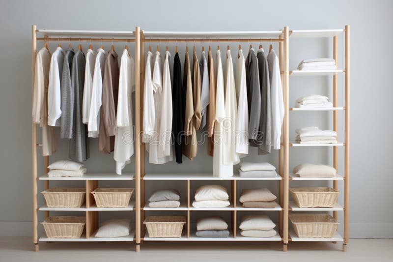Organized Space for Proper Storage of Clothes and Things, in the Style ...