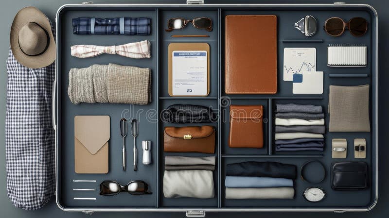 Organized Travel Packing, a Guide To Efficiently Packing Clothes ...