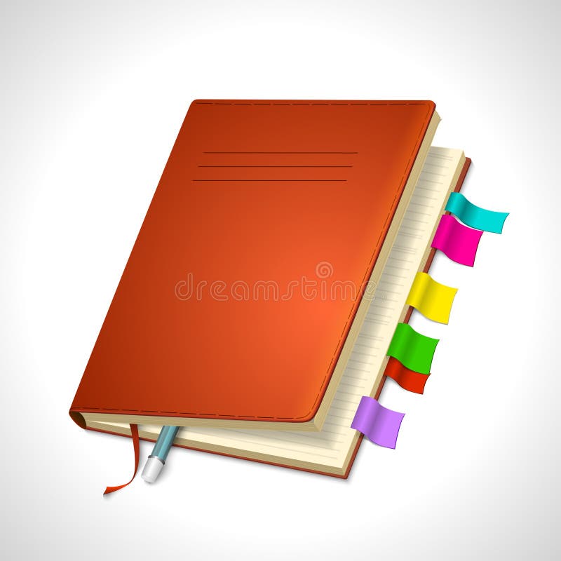 Organizer Day Book Icon for Your Design Stock Vector - Illustration of ...
