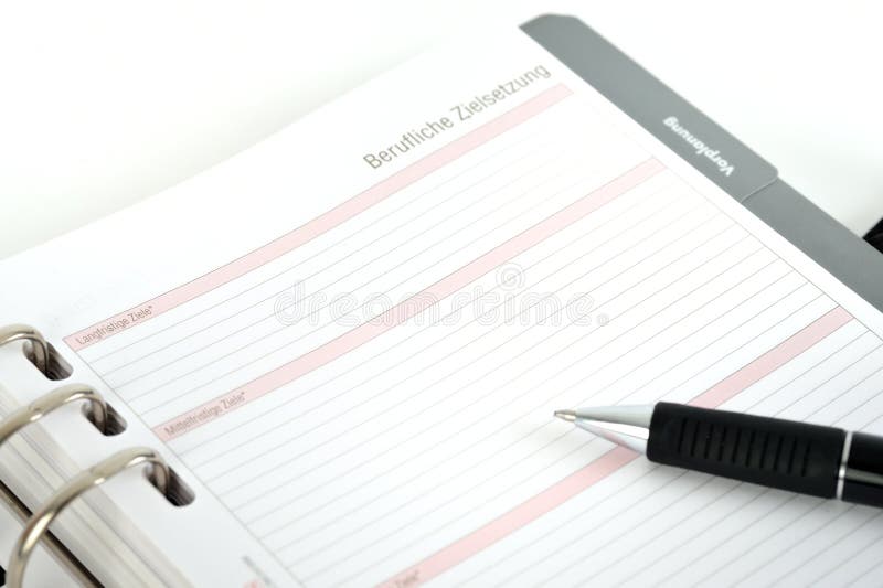 Organizer Time Management for Stock Image - Image of schedule ...