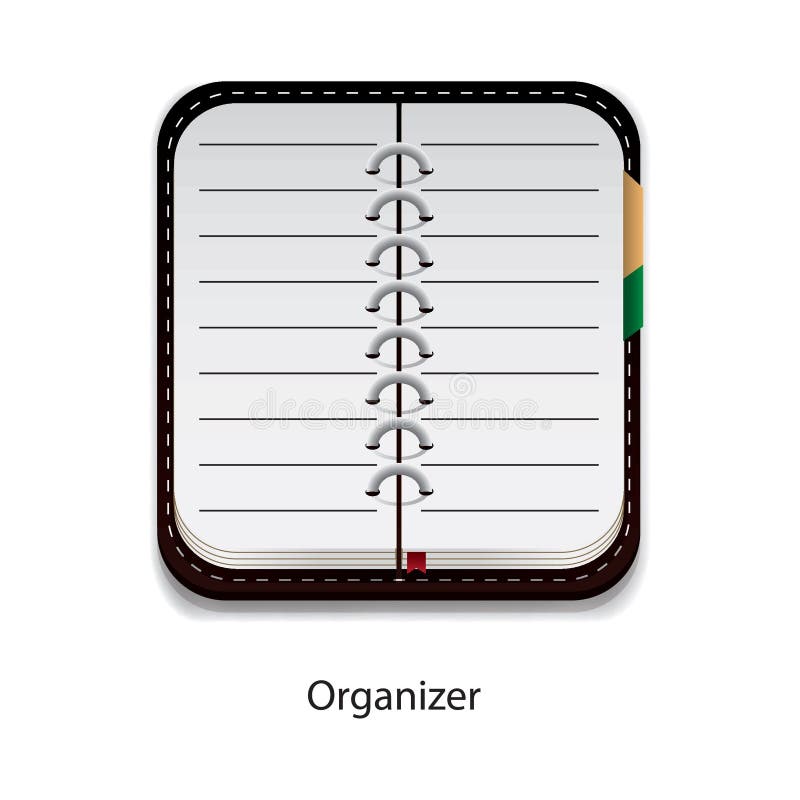 Organizer. Vector Illustration Decorative Design Stock Vector ...