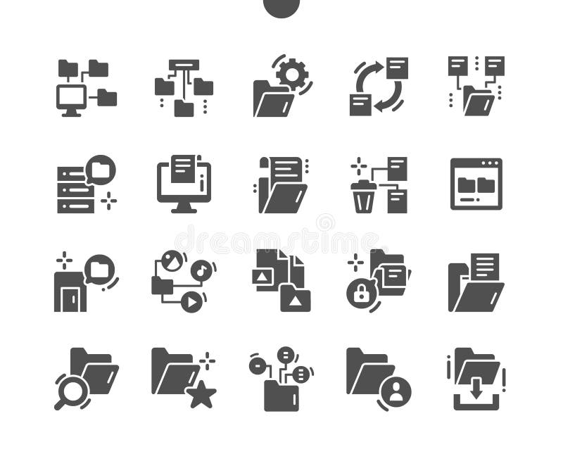 Organizing File. Folder Settings. Delete Files Stock Vector ... Organizing File. Folder Settings. Delete Files Stock Vector ...