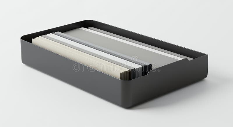 Grey Sample Tray stock illustration. Illustration of clean - 371172854