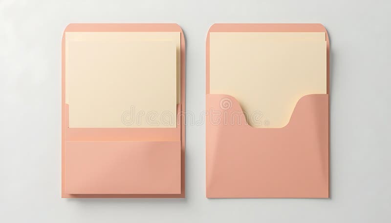 Organizing Paperwork with Two Pink File Folders Holding Important ...