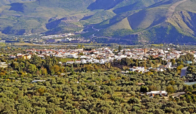 Orgiva stock image. Image of construction, ancient, spanish - 25990013