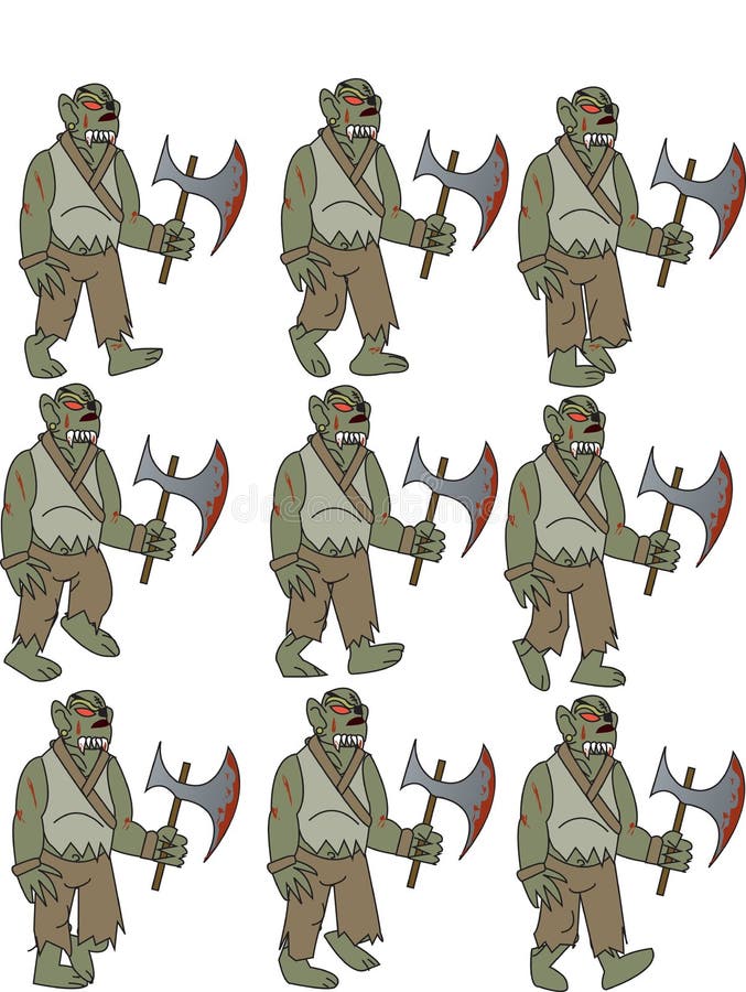 Orgre Animation stock vector. Illustration of mythology - 2976847