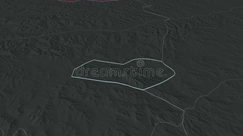 Orhon, Mongolia - Outlined. Administrative Stock Illustration ...