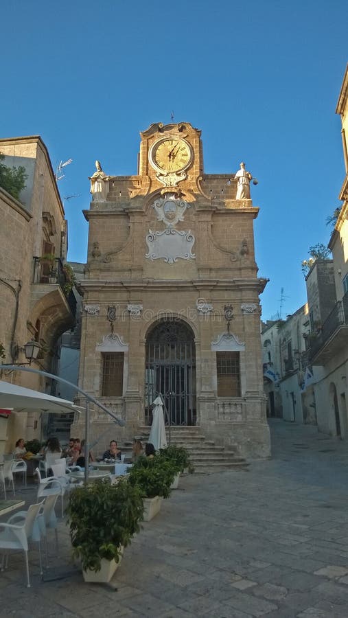 Panoramic View of Oria. Puglia. Italy. Stock Image - Image of medieval ...
