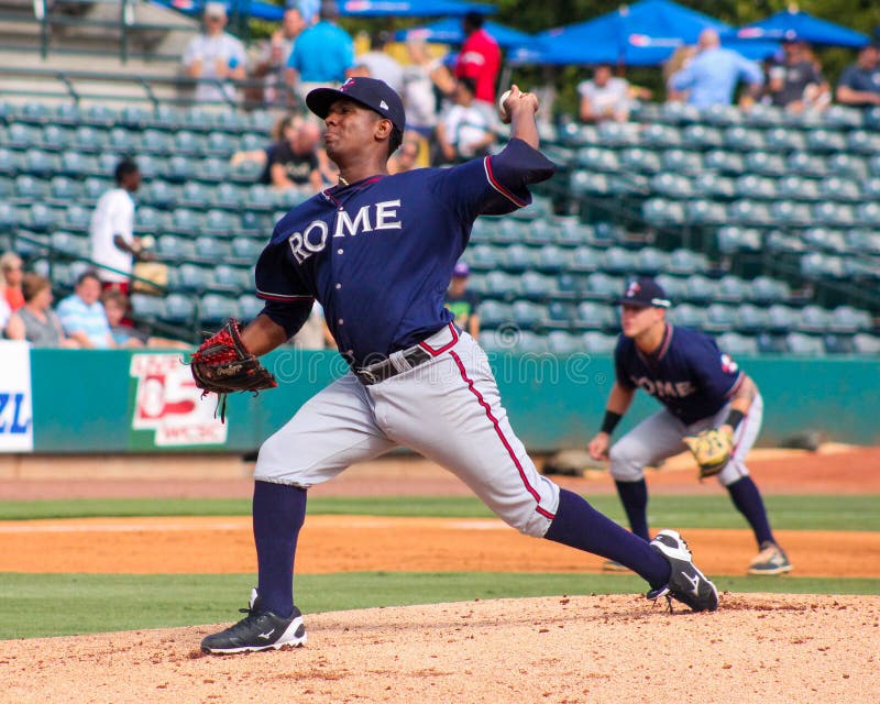Oriel Caicedo, Rome Braves editorial photo. Image of minor - 56335126