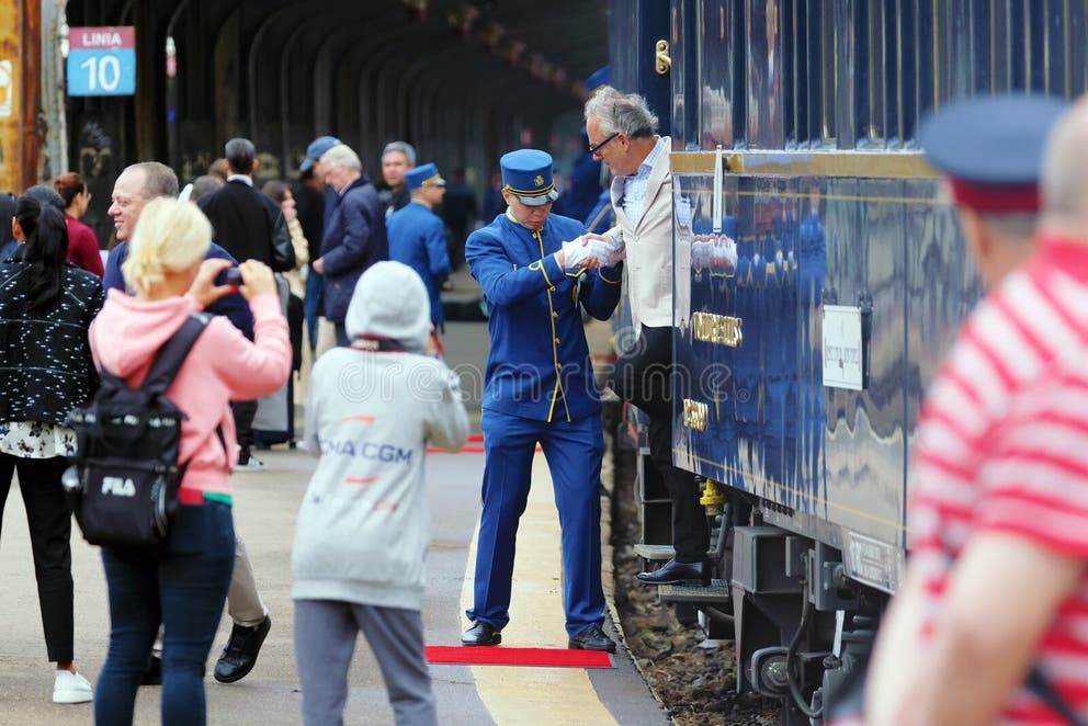 Orient Express on Bucharest North Rail Station Editorial Photography ...
