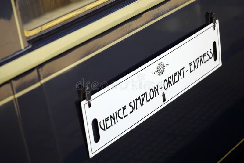 Orient Express train editorial stock photo. Image of intercity - 27384133