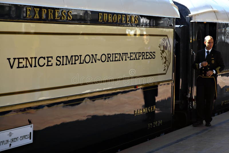Orient Express Conductor editorial stock photo. Image of touristic ...