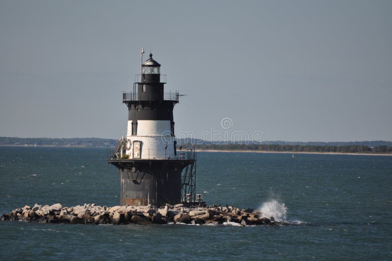 Orient Point NY,s Rocky Shoreline Stock Photo - Image of shore, island ...