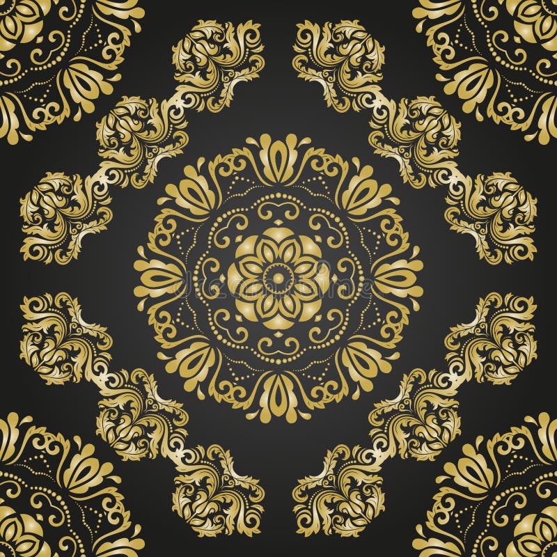 Orient Seamless Vector Background Stock Vector - Illustration of asian ...