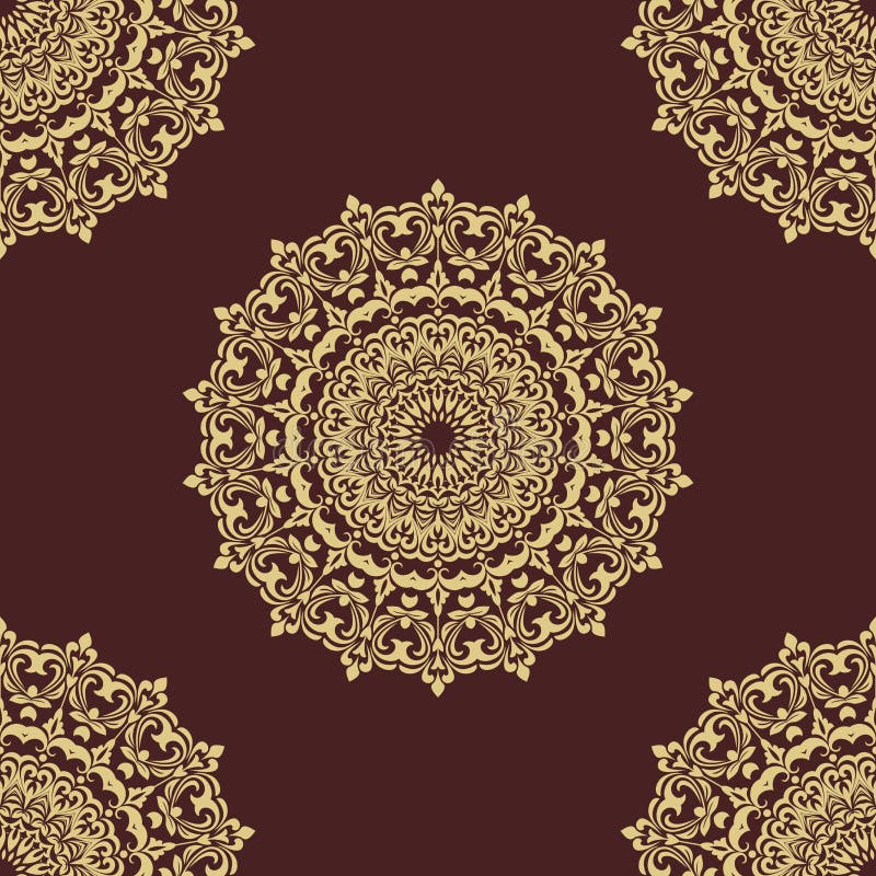 Orient Seamless Vector Background Stock Vector - Illustration of ...