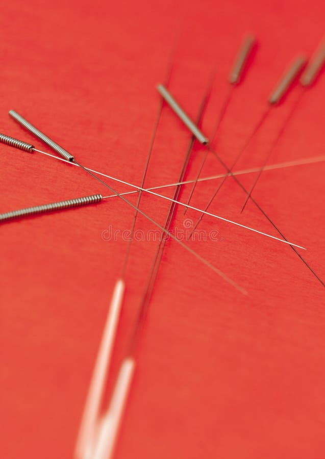 Acupuncture and Characters stock image. Image of massage - 837405