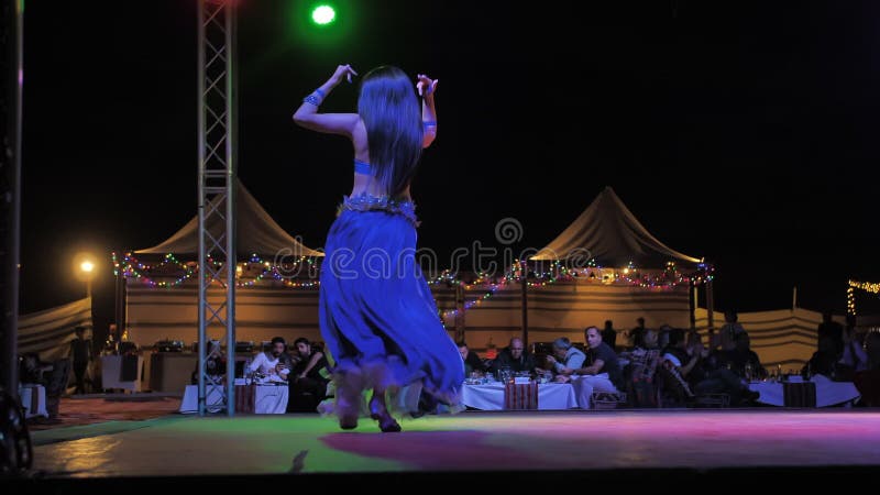 Dubai, UAE - December 14, 2019: Oriental Arab Belly Dancing in the ...