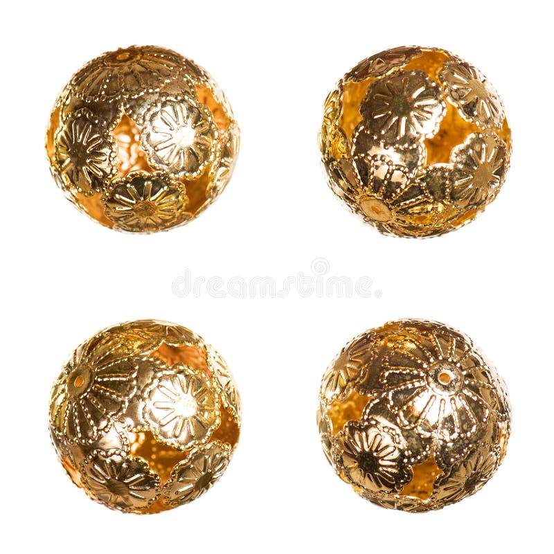 Oriental Decorative Golden Balls Stock Image - Image of fashioned, good ...