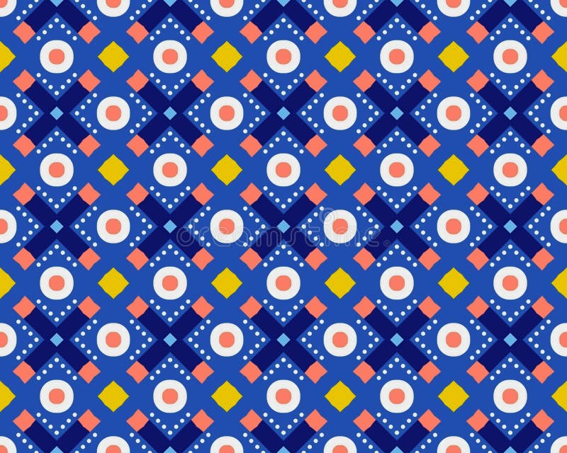 Oriental Ethnic Seamless Repeatable Pattern Traditional Geometric Lines ...