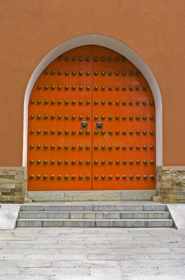 Oriental gate stock image. Image of wood, tradition, arch - 7429667