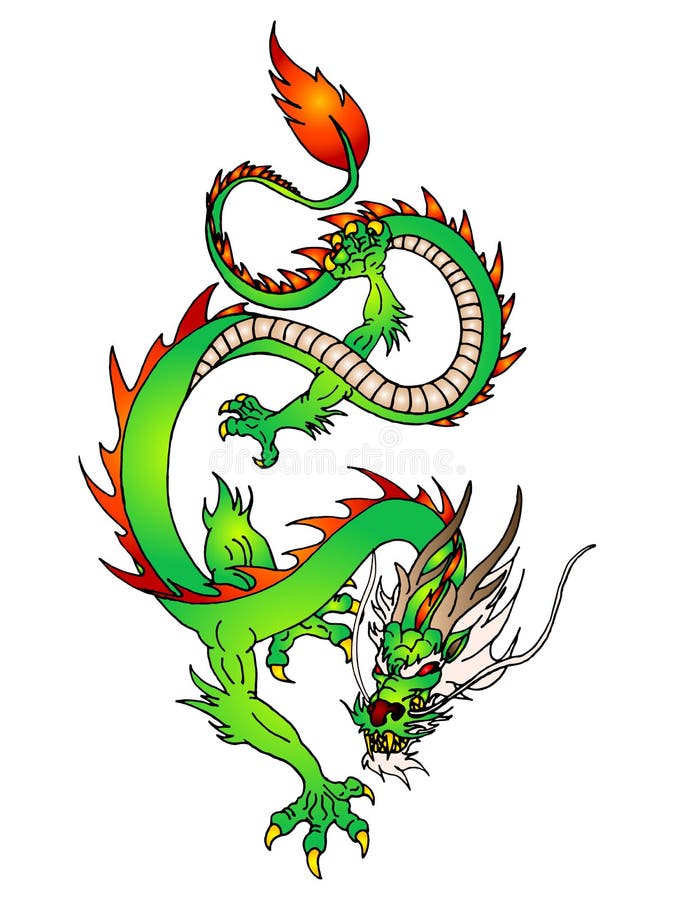 Green Dragon Flying Stock Illustrations – 3,252 Green Dragon Flying ...