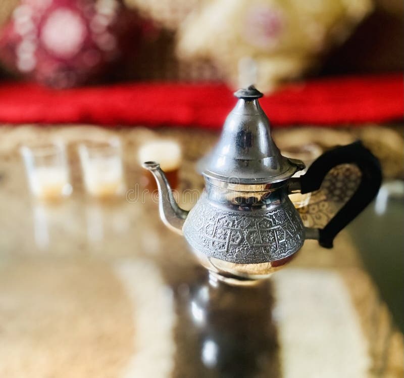 Oriental green tea stock photo. Image of arabia, morocco - 309234214