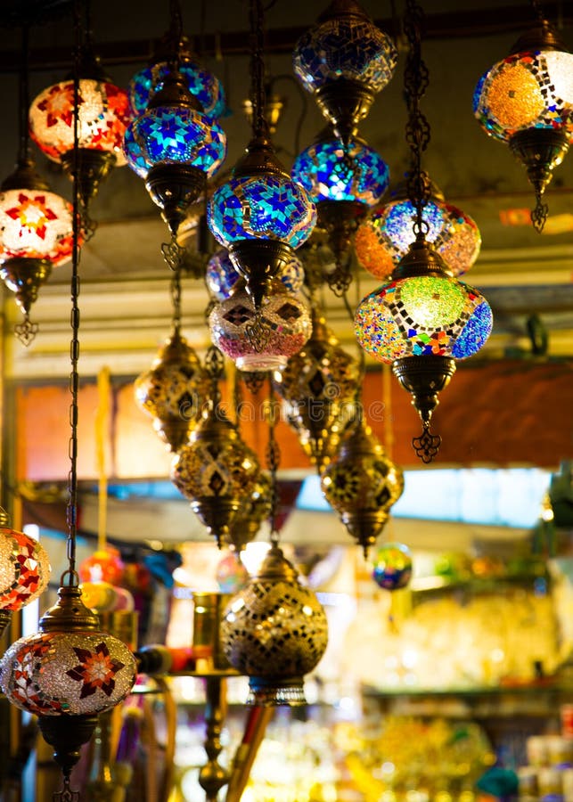 Oriental Lanterns in Turkish Style Stock Image - Image of fasting ...