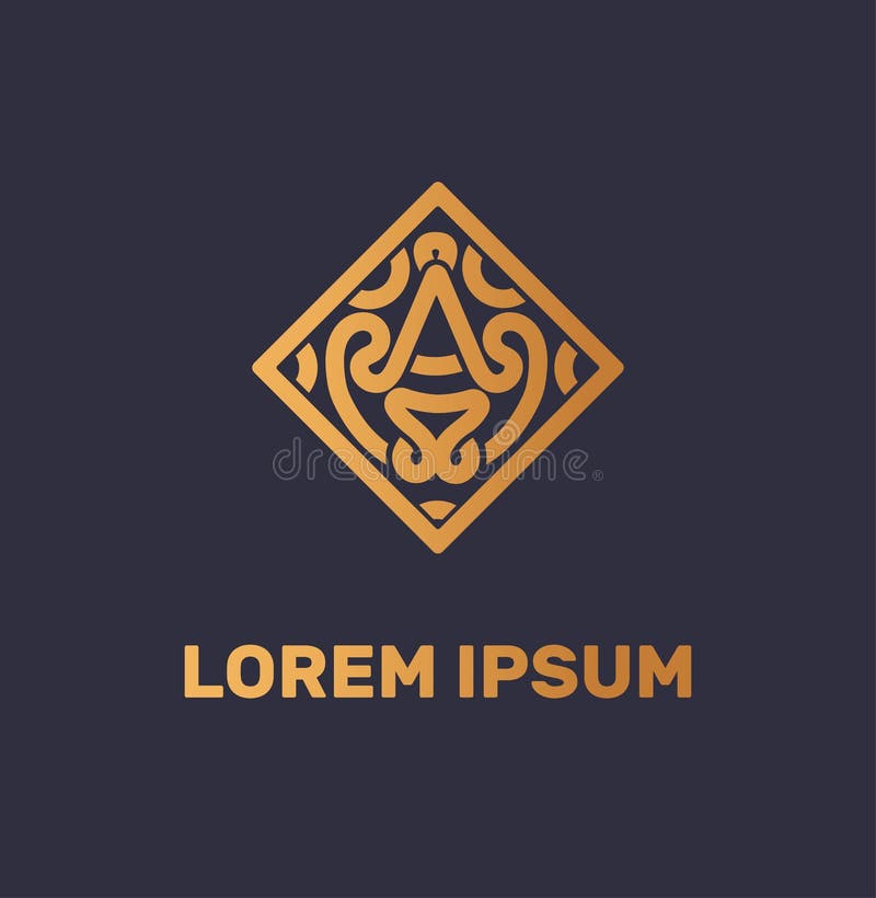 Oriental Logo. Abstract Vector Logo. Stock Vector - Illustration of ...