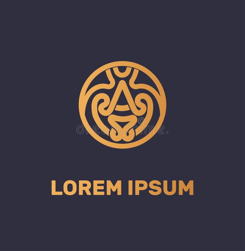 Oriental Logo. Abstract Vector Logo. Stock Vector - Illustration of ...