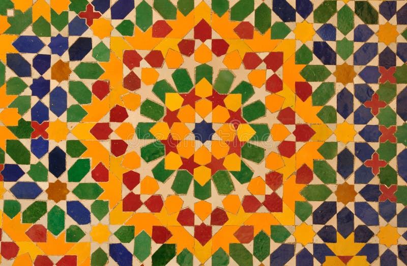 Oriental mosaic decoration stock photo. Image of mosaic - 7589150