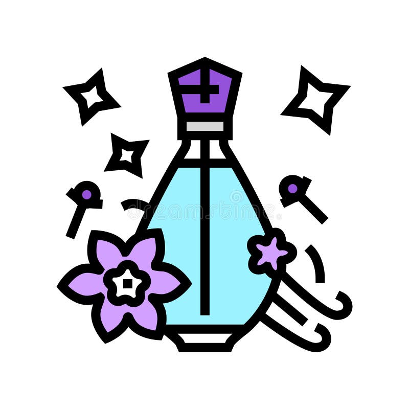 Oriental Notes Perfume Color Icon Vector Illustration Stock Vector ...