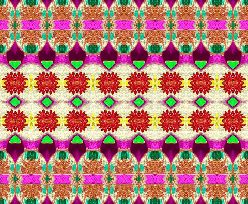 Oriental Patterns Symmetrical Parameters. Stock Illustration ...