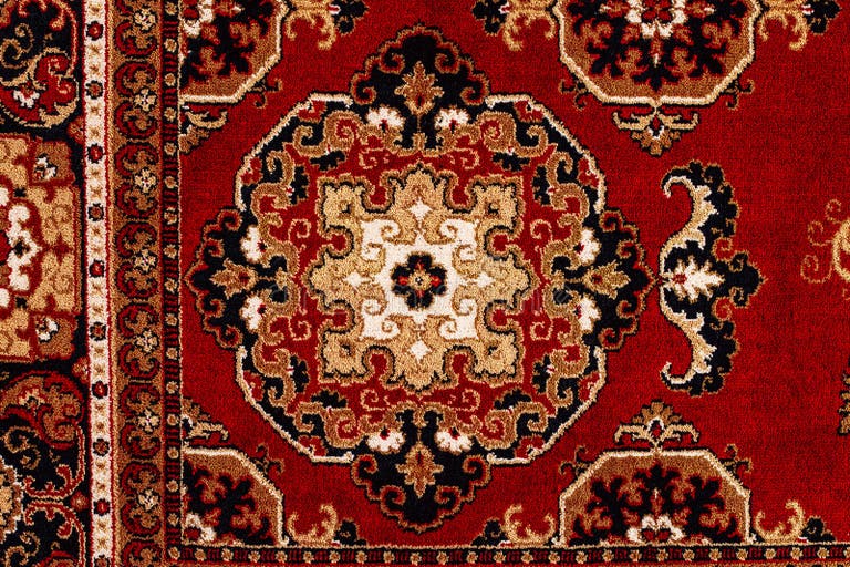 Oriental Persian Carpet Texture Background with East Patterns. Stock ...