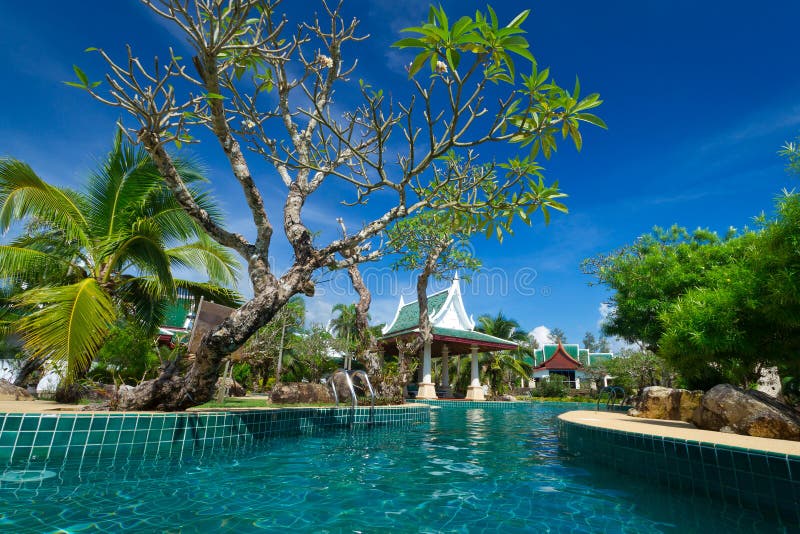 Oriental Resort Scenery in Thailand Stock Photo - Image of phuket ...