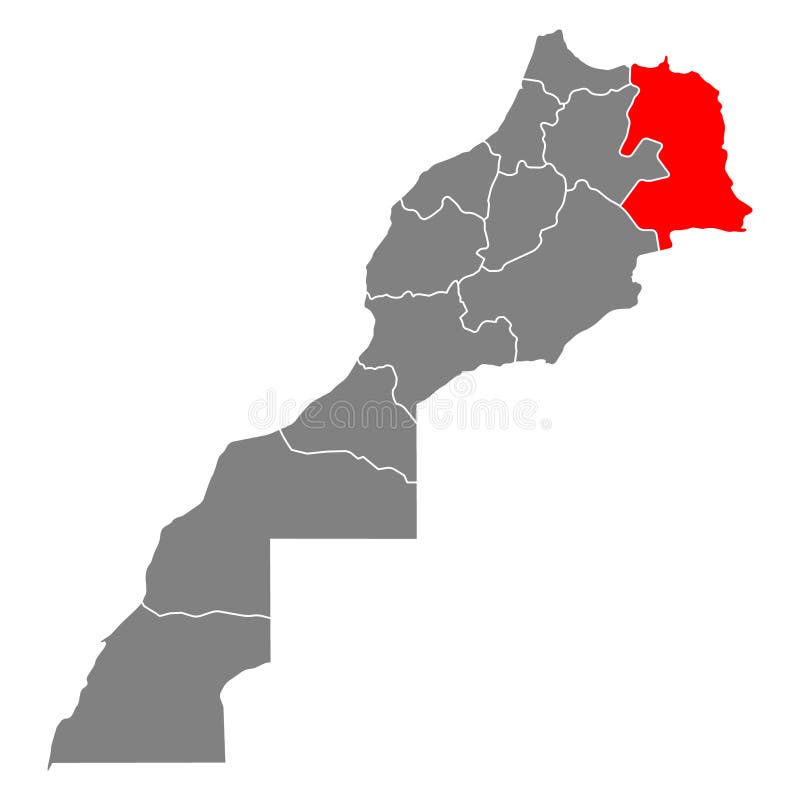 Oriental Set of Morocco Map Symbol Shape, Travel Web Icon Vector ...