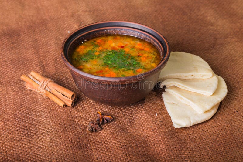 Oriental soup stock photo. Image of east, cuisine, dough - 52760392