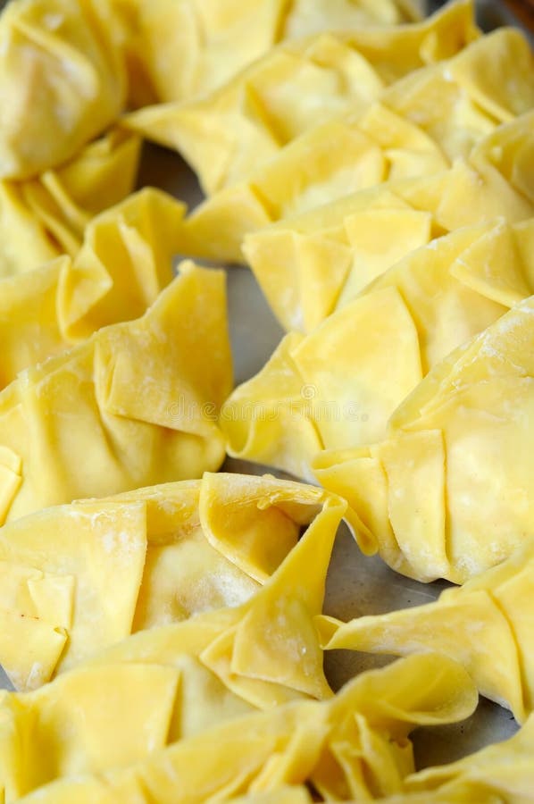 Oriental wanton stock image. Image of yellow, gourmet - 18721619