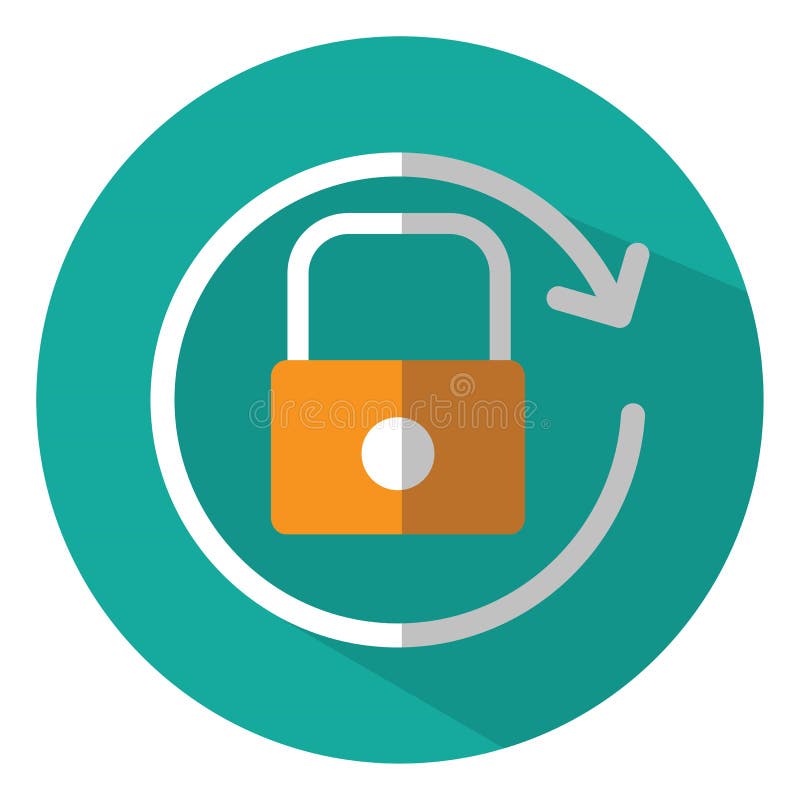 Orientation lock, icon stock vector. Illustration of graphic - 261068096