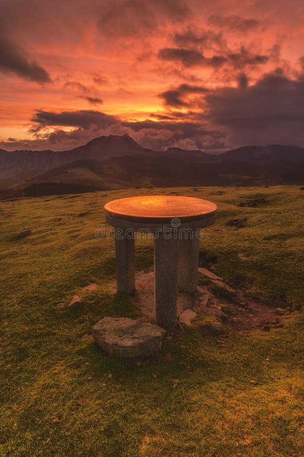 Orientation Table in Bormes Les Mimosas, Provence, France Stock Photo ...