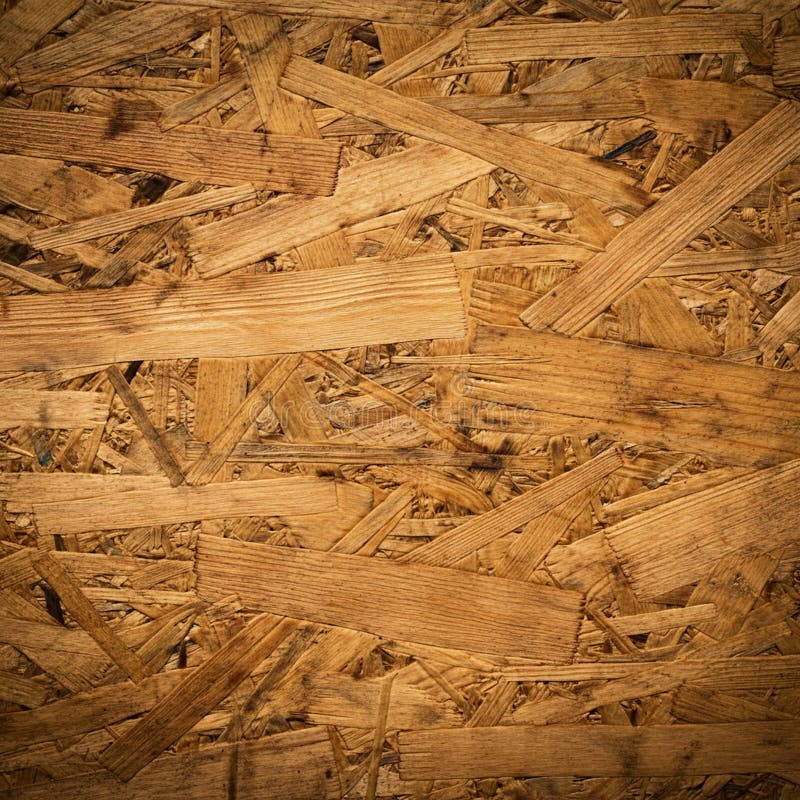 Oriented Strand Board (OSB) with a Dense, Textured Surface of ...